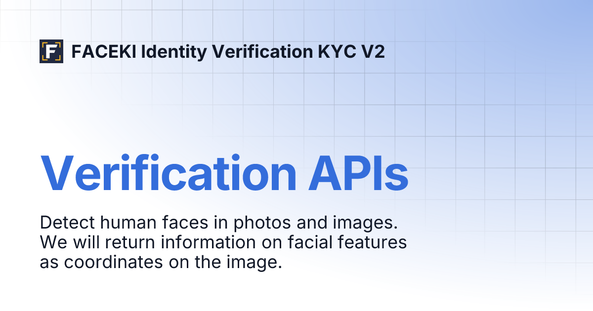 Verification APIs | FACEKI Identity Verification KYC V2